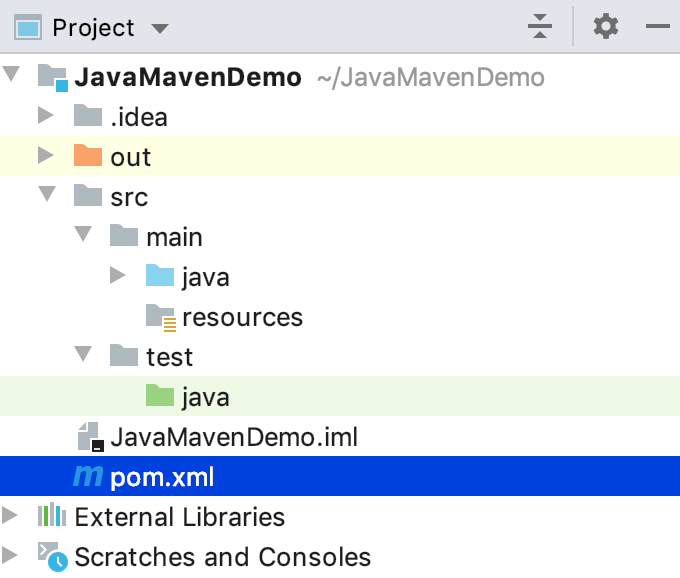 Add Maven Support To An Existing Project IntelliJ IDEA Documentation