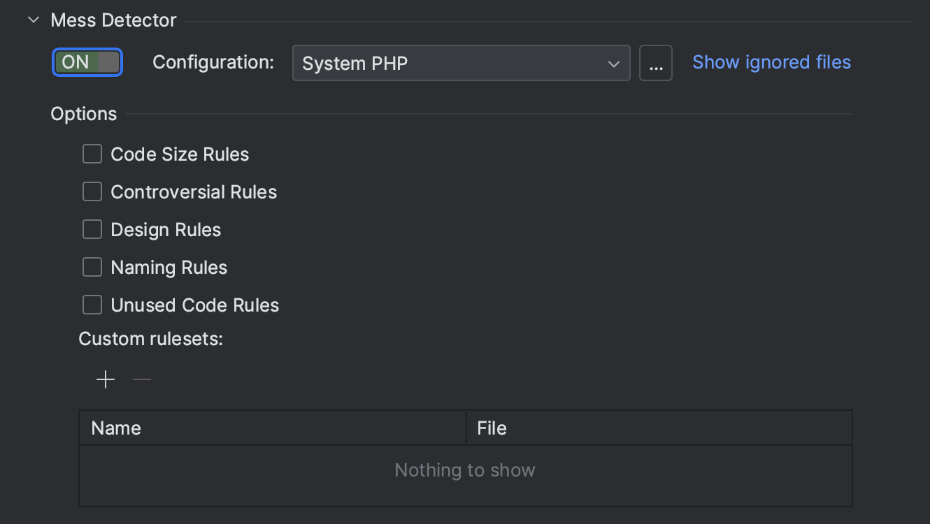Php Mess Detector Phpstorm Documentation 8980