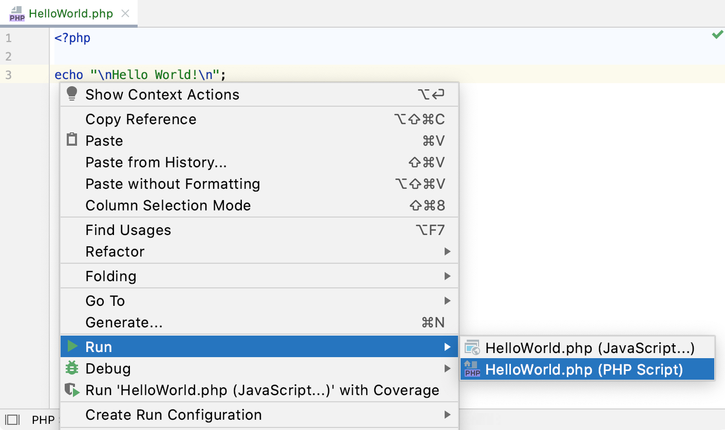Run Applications PhpStorm Documentation