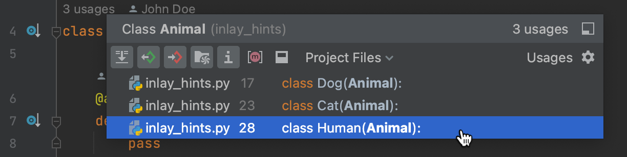 Inlay Hints | PyCharm Documentation
