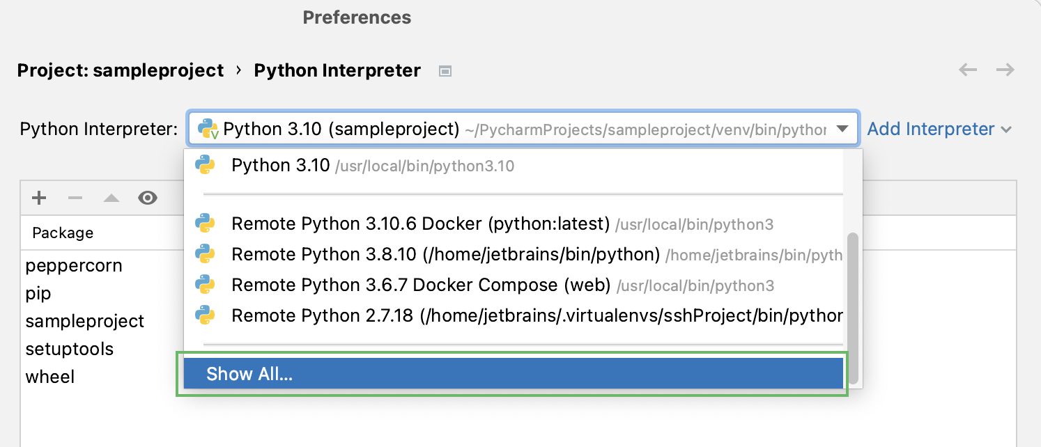 Configure a virtual environment | PyCharm Documentation