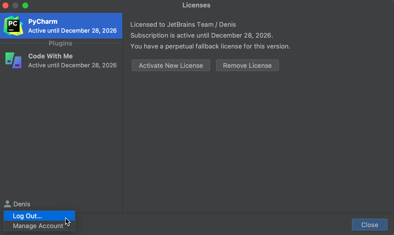 Register PyCharm | PyCharm Documentation