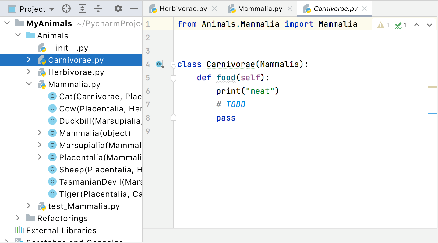 Editor Basics PyCharm Documentation