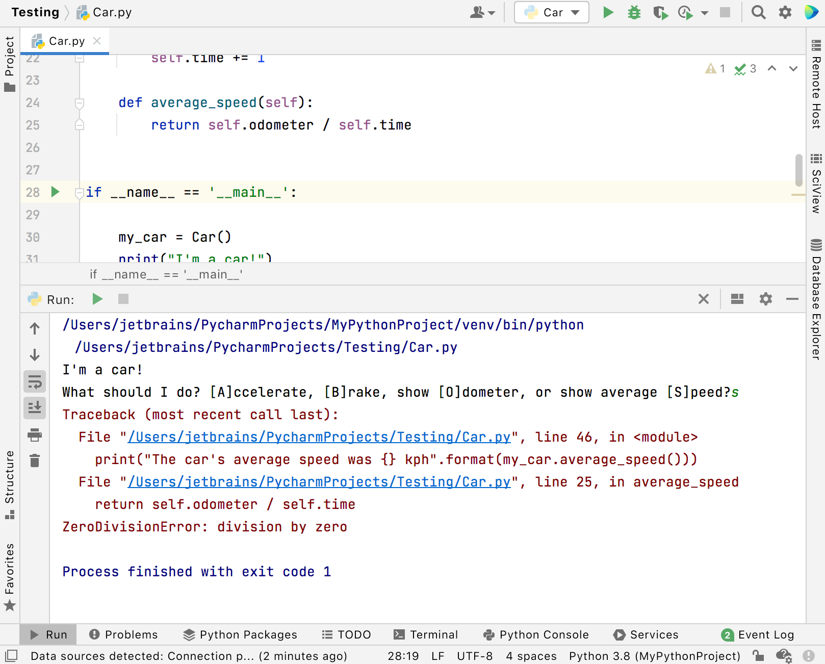 Debug Your First Python Application PyCharm Documentation