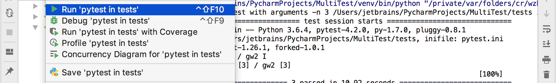 Run Python Tests IntelliJ IDEA Documentation