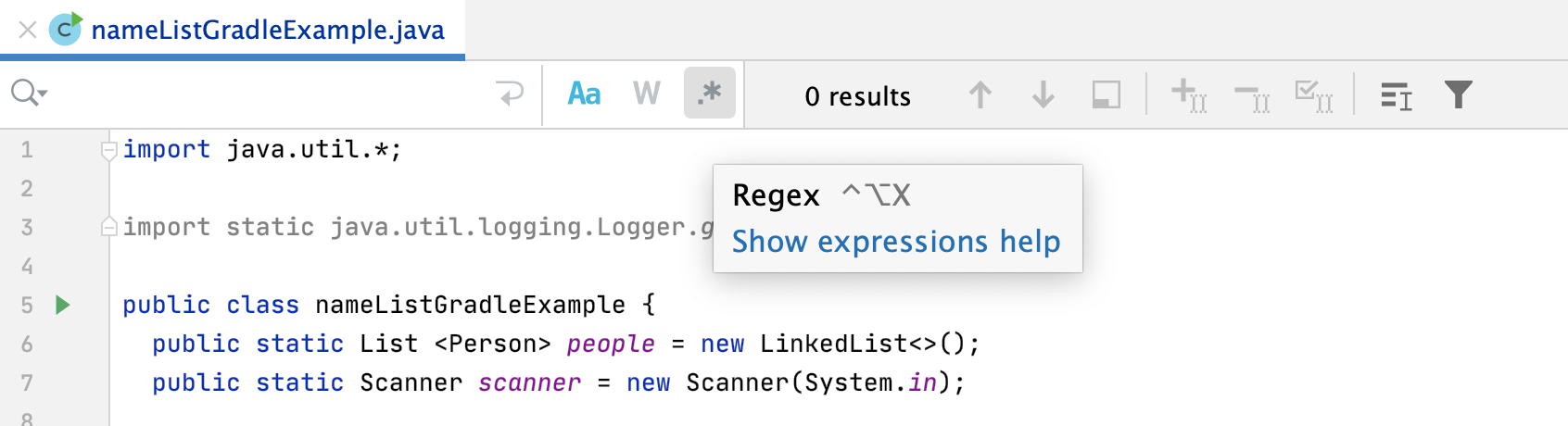 Find And Replace Text Using Regular Expressions IntelliJ IDEA 