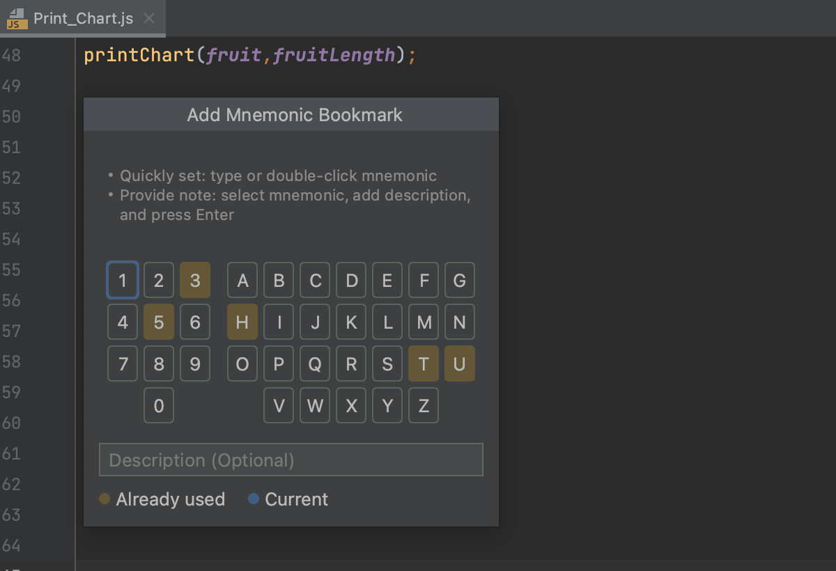 Bookmarks | WebStorm Documentation