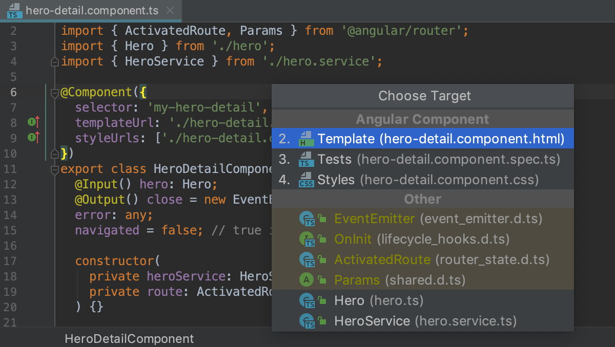 Angular Phpstorm Documentation