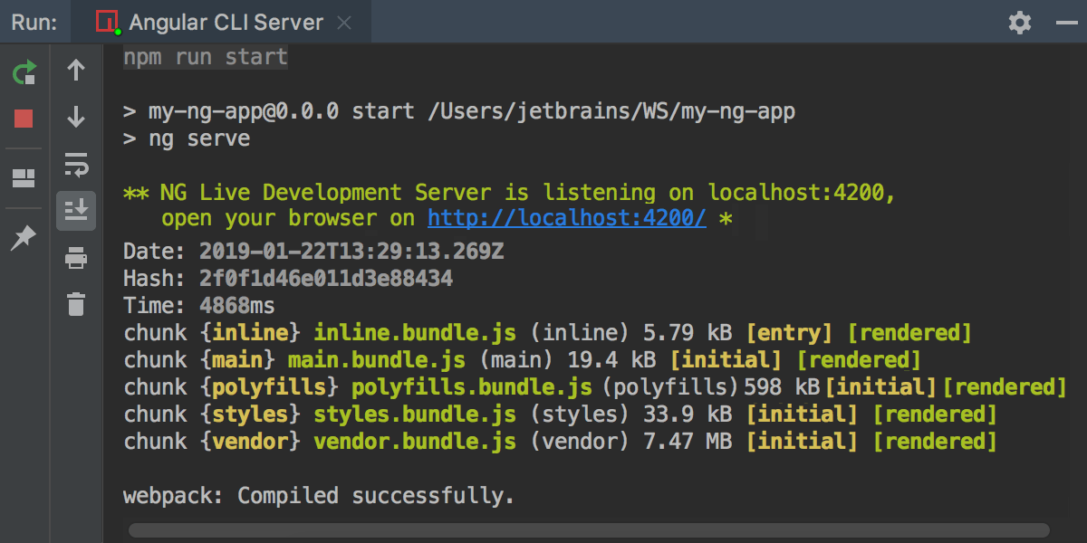 Angular | CLion Documentation