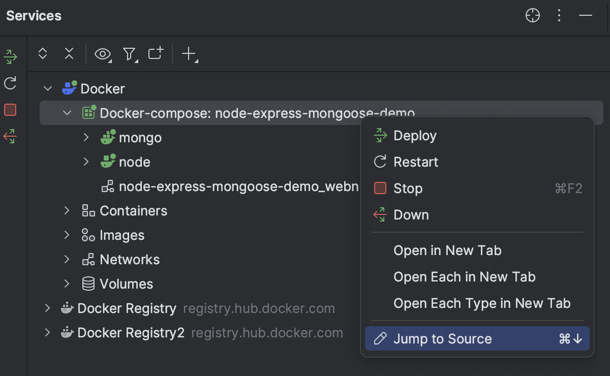 Docker Compose | WebStorm Documentation Docker Compose | WebStorm Documentation