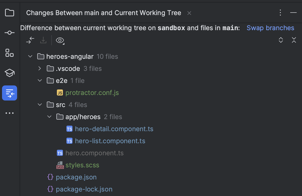 Manage Git branches | WebStorm Documentation