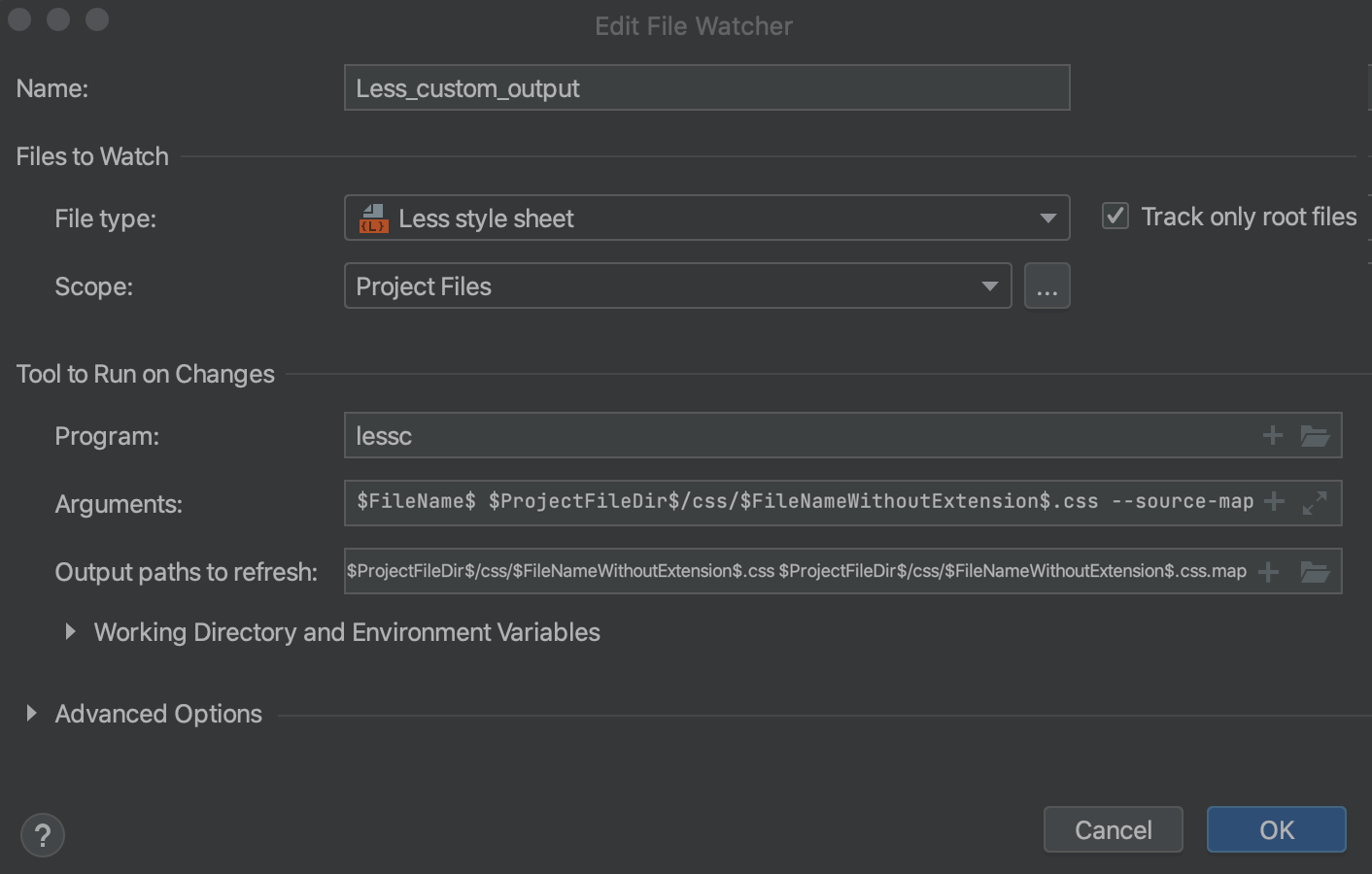 Sass, SCSS, and Less | IntelliJ IDEA Documentation