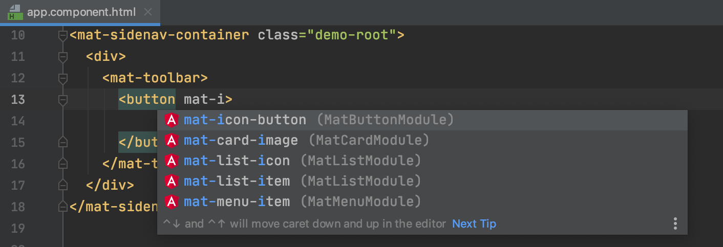 Angular | CLion Documentation