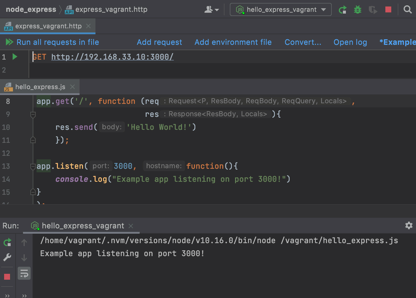 Node.js with Vagrant | WebStorm Documentation