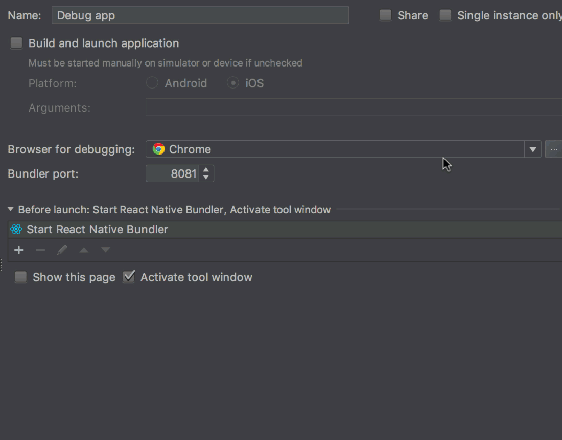 React Native | PhpStorm Documentation