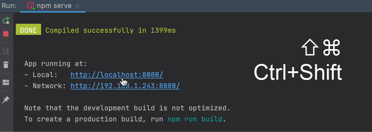 Run tool window | WebStorm Documentation