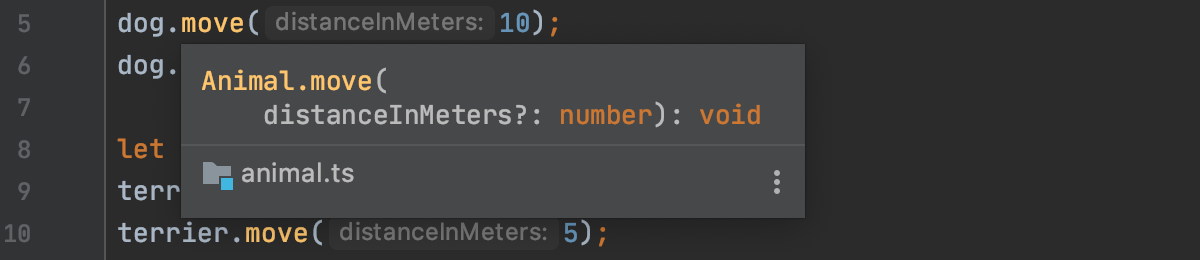 TypeScript | PyCharm Documentation