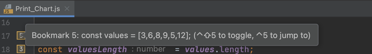 Bookmarks | WebStorm Documentation