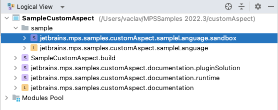 Custom language aspect cookbook | MPS Documentation