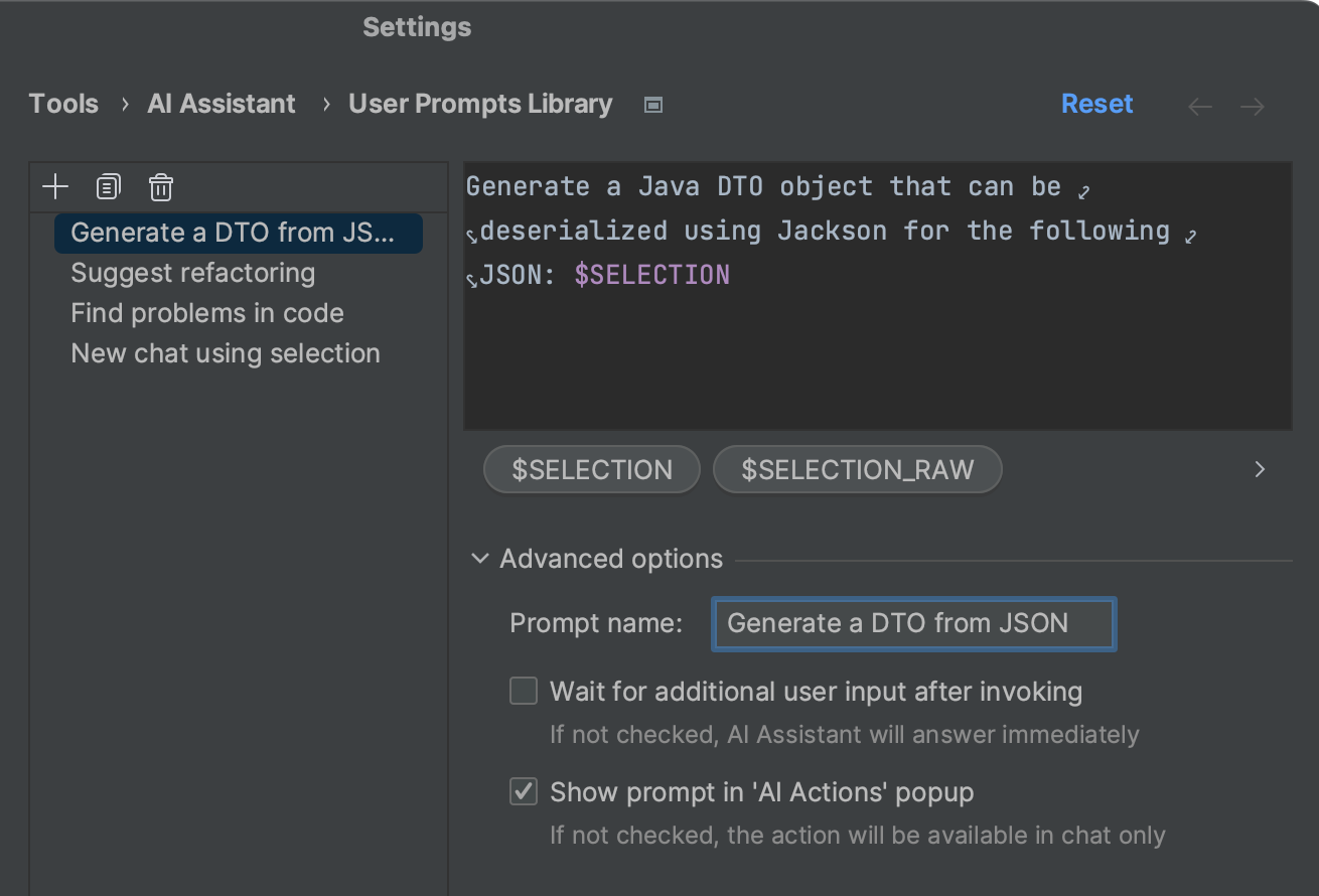 AI Assistant | IntelliJ IDEA Documentation