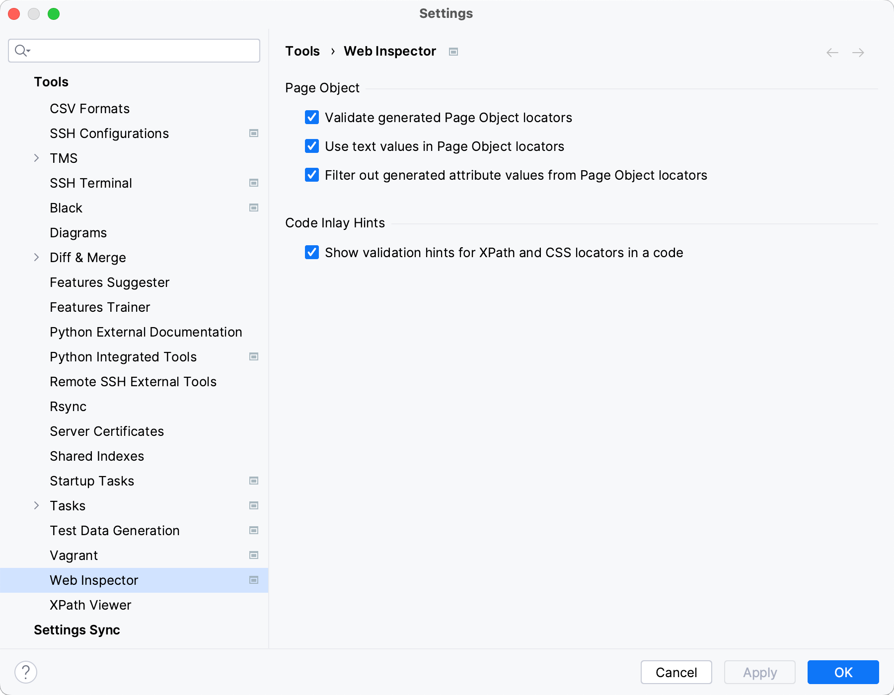 Web Inspector | Aqua Documentation