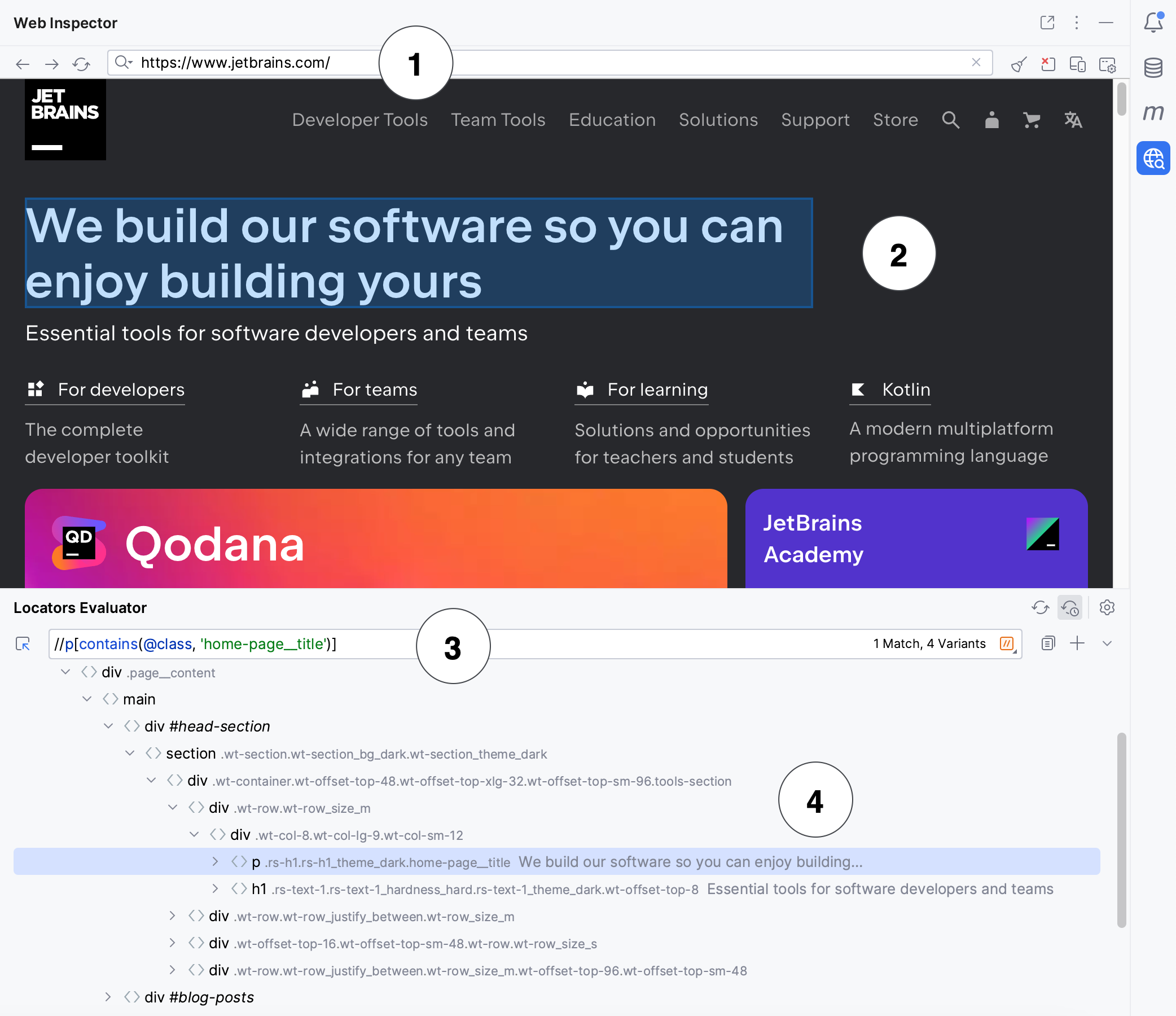 Web Inspector Aqua Documentation