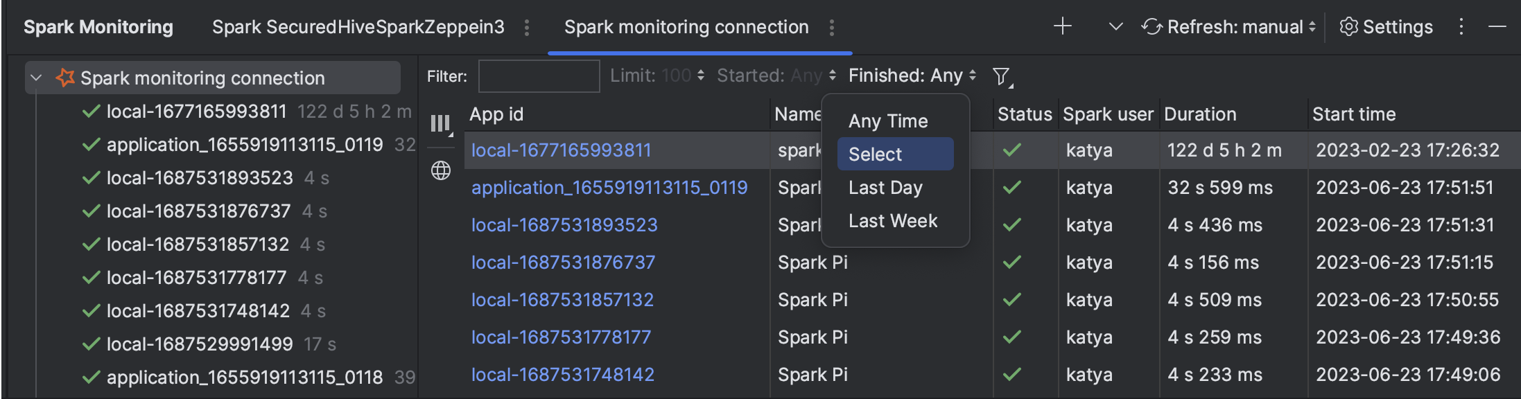 Spark monitoring | IntelliJ IDEA Documentation Spark monitoring | IntelliJ IDEA Documentation