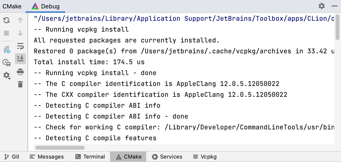 CMake tool window | CLion Documentation