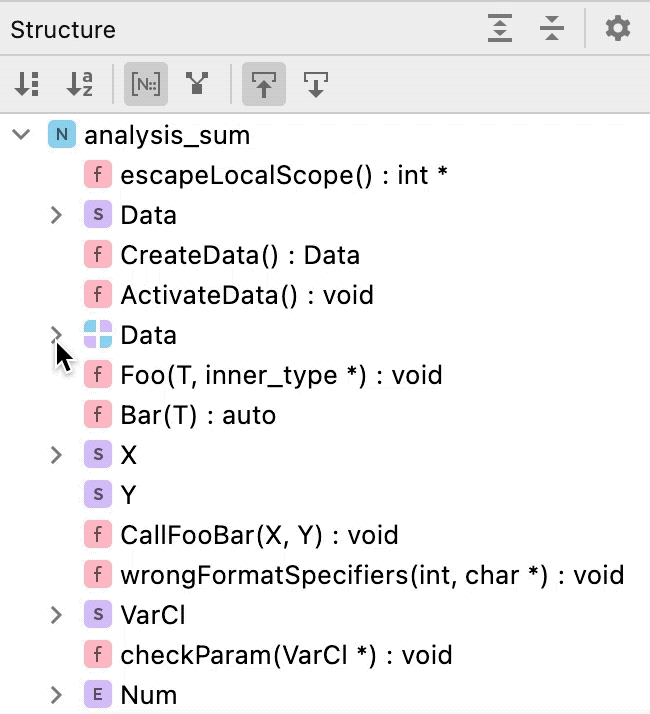 File structure | CLion Documentation