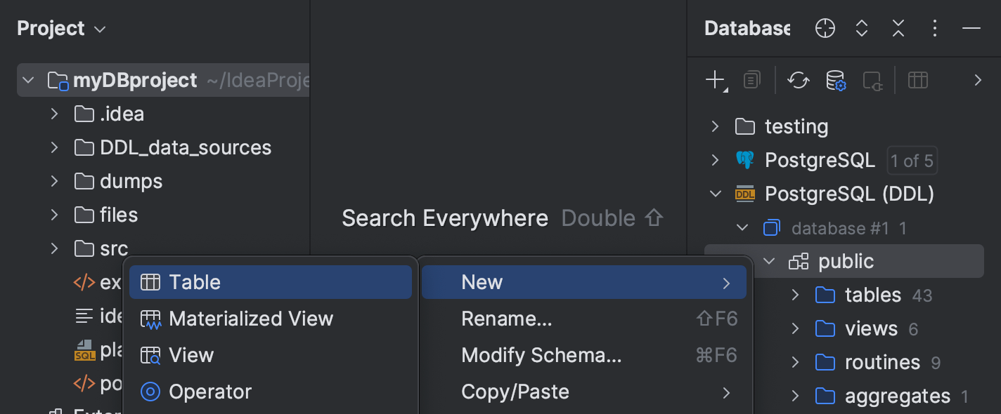 DDL data sources | IntelliJ IDEA Documentation