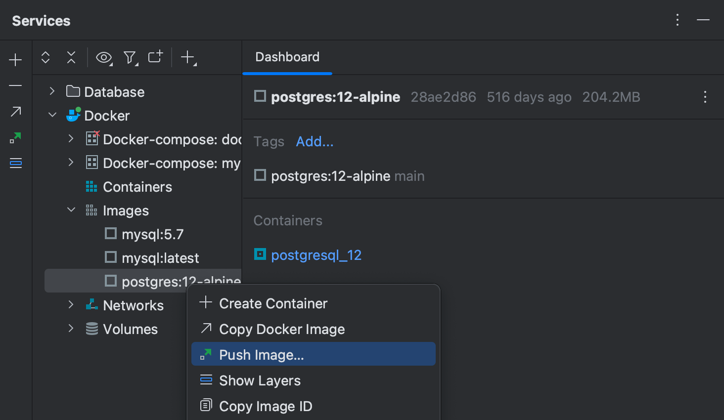 Docker Images Datagrip Documentation 4895
