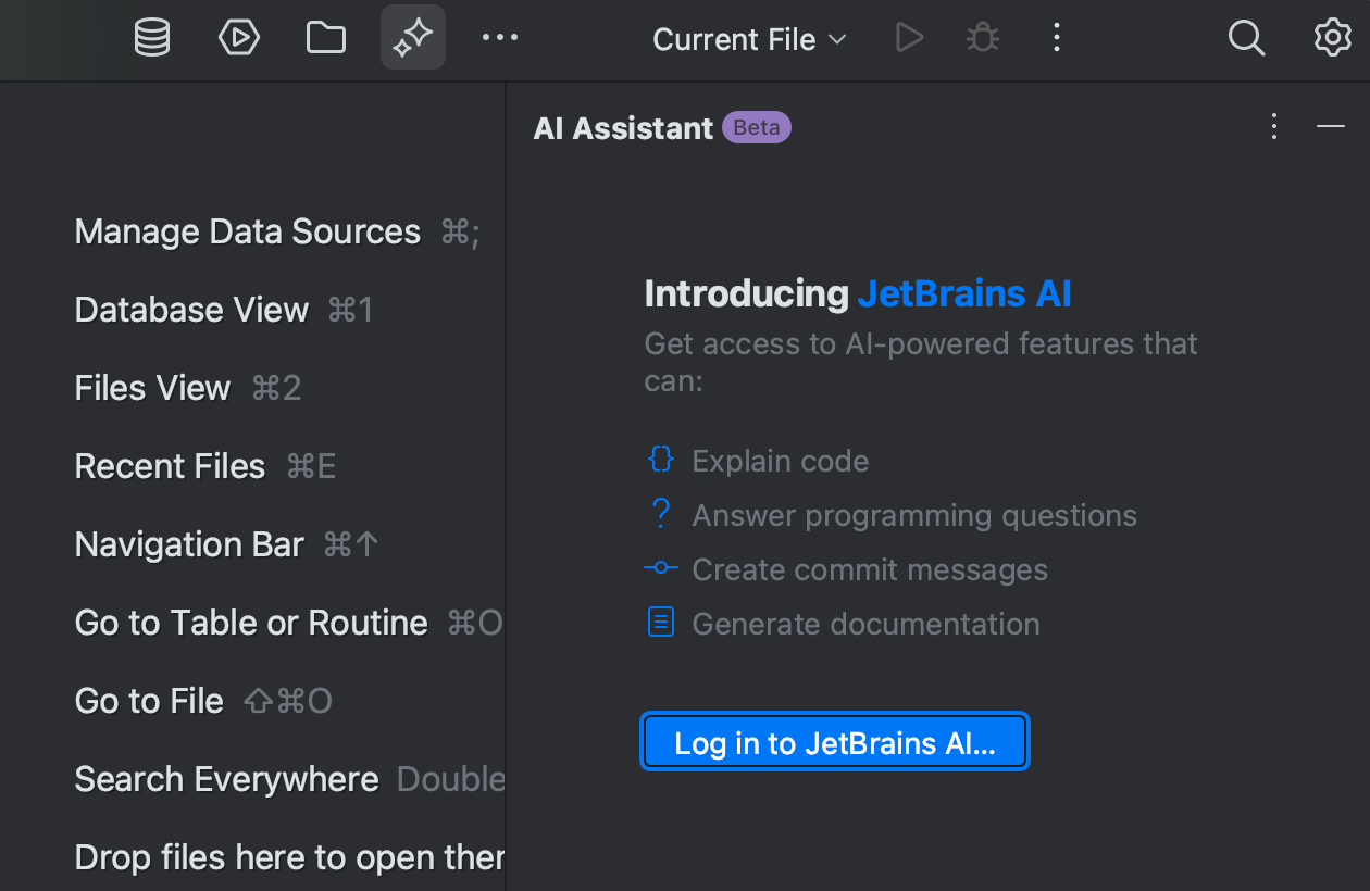 AI Assistant | DataGrip Documentation
