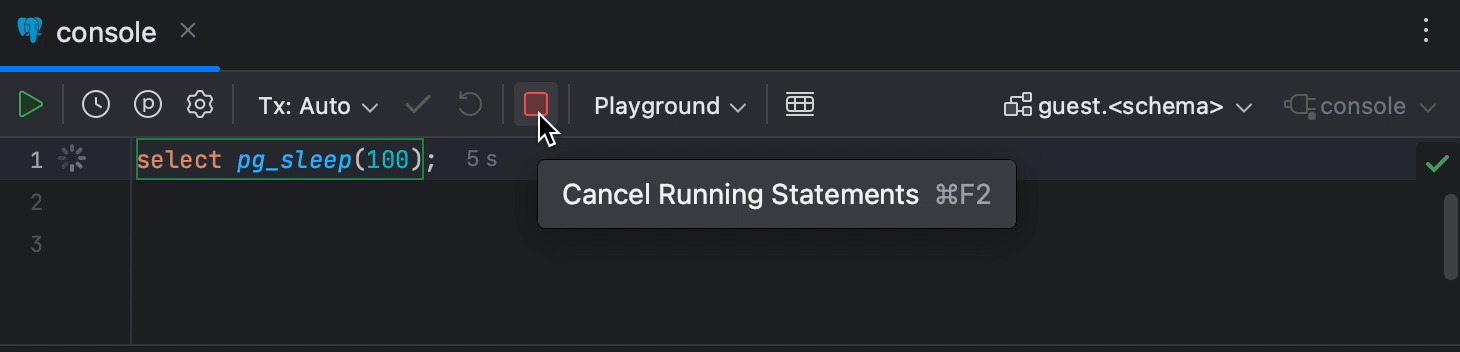 Run queries | PyCharm Documentation
