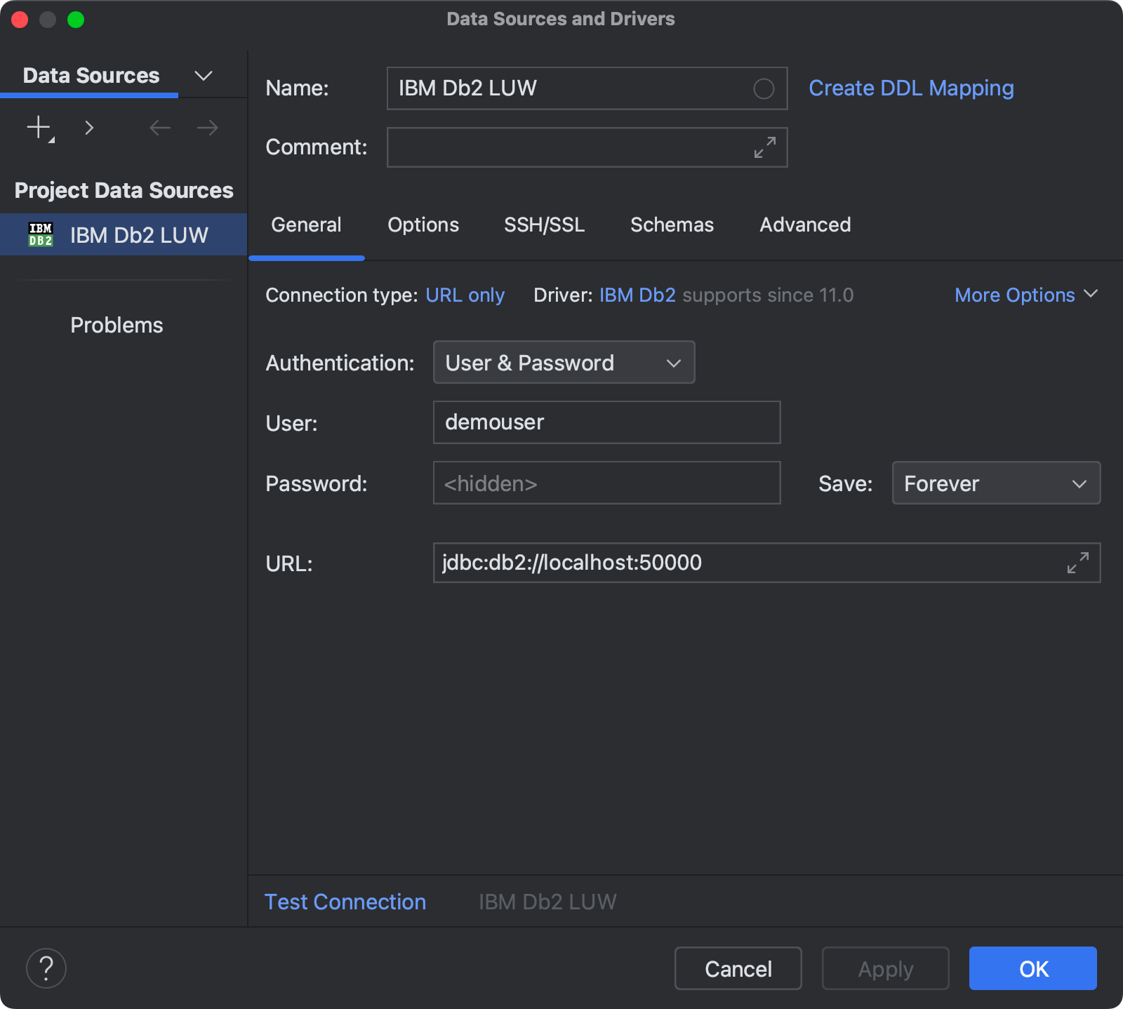IBM Db2 LUW | DataGrip Documentation