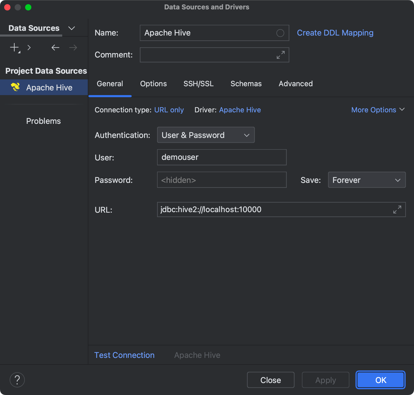 Apache Hive | IntelliJ IDEA Documentation