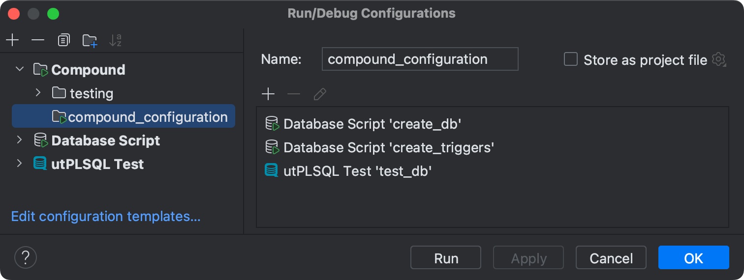 Run Multiple Targets Datagrip Documentation