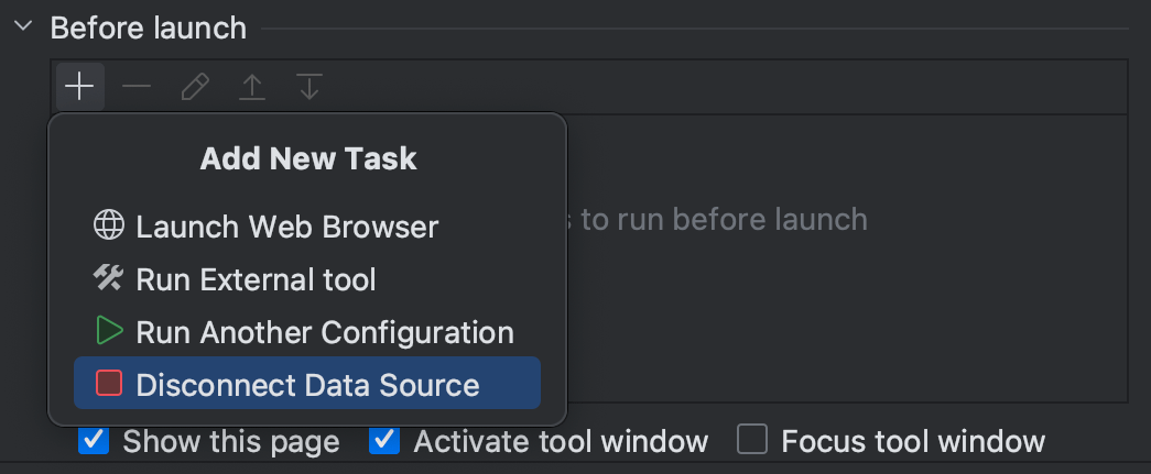 Using Run Debug Configurations Datagrip Documentation