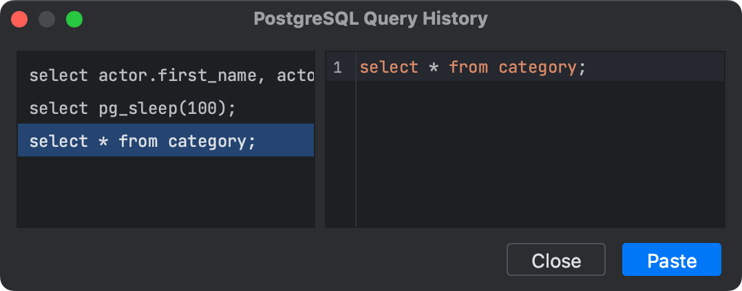 Run queries | DataGrip Documentation