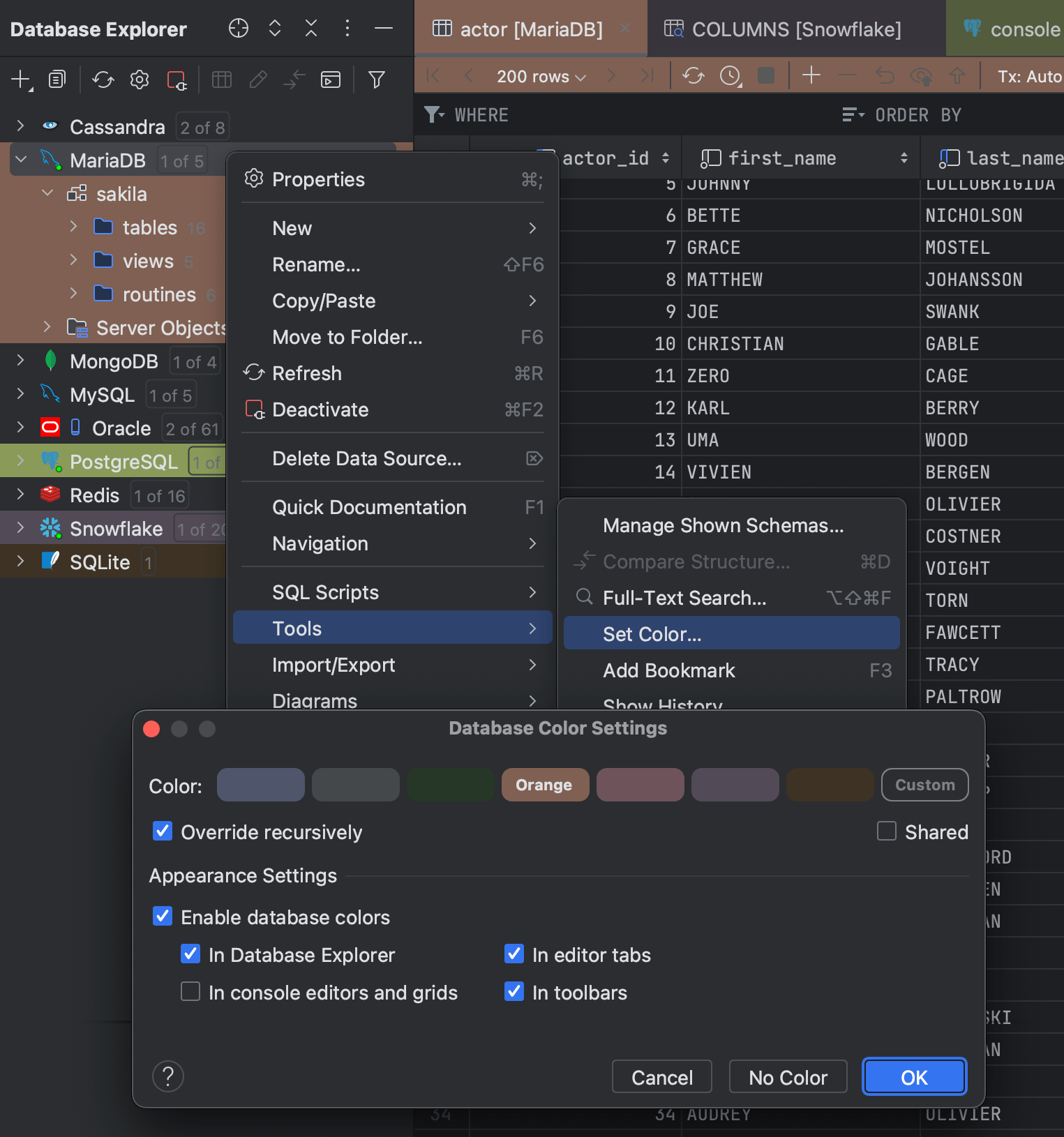 Data sources | DataGrip Documentation