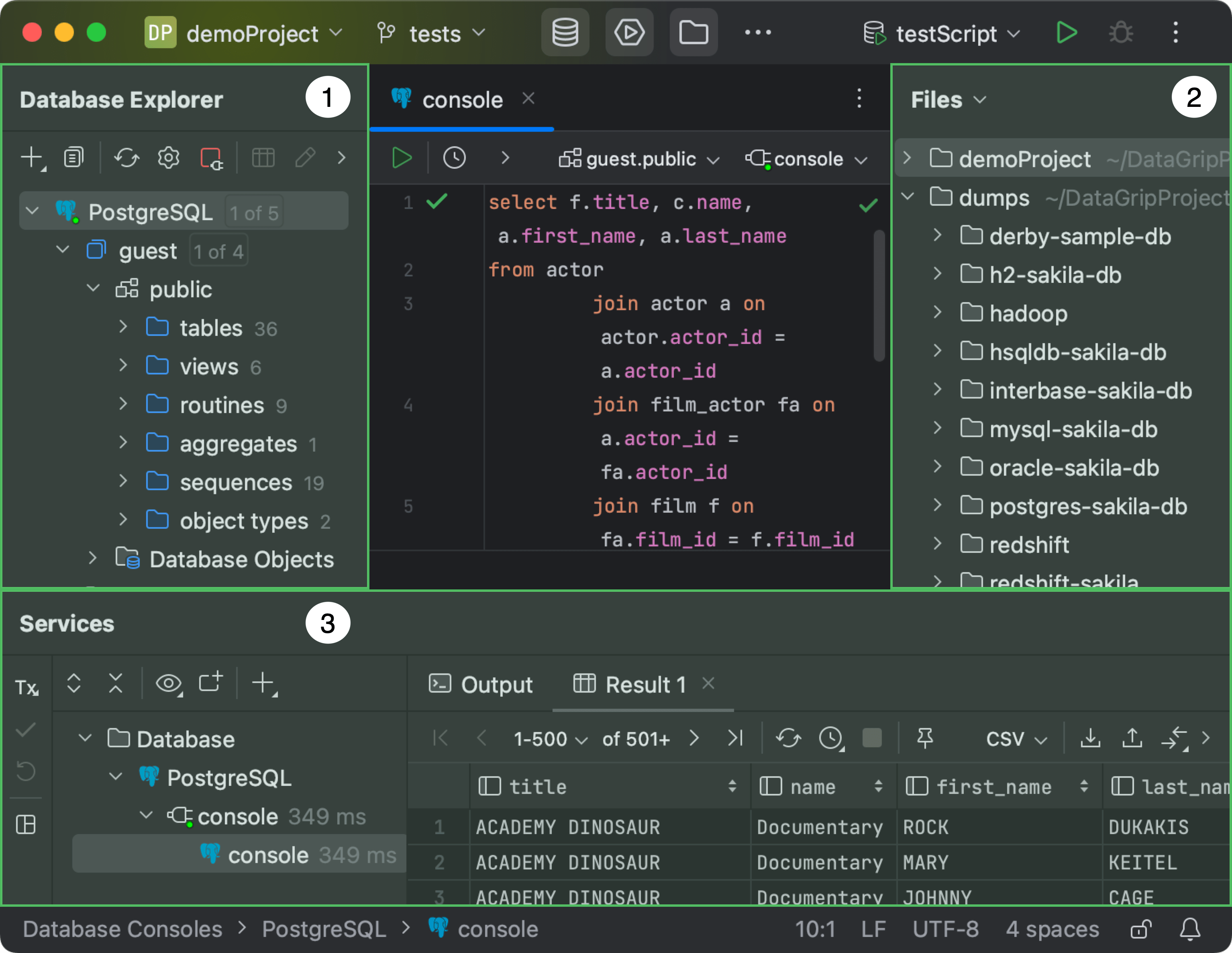 Tool windows | DataGrip Documentation