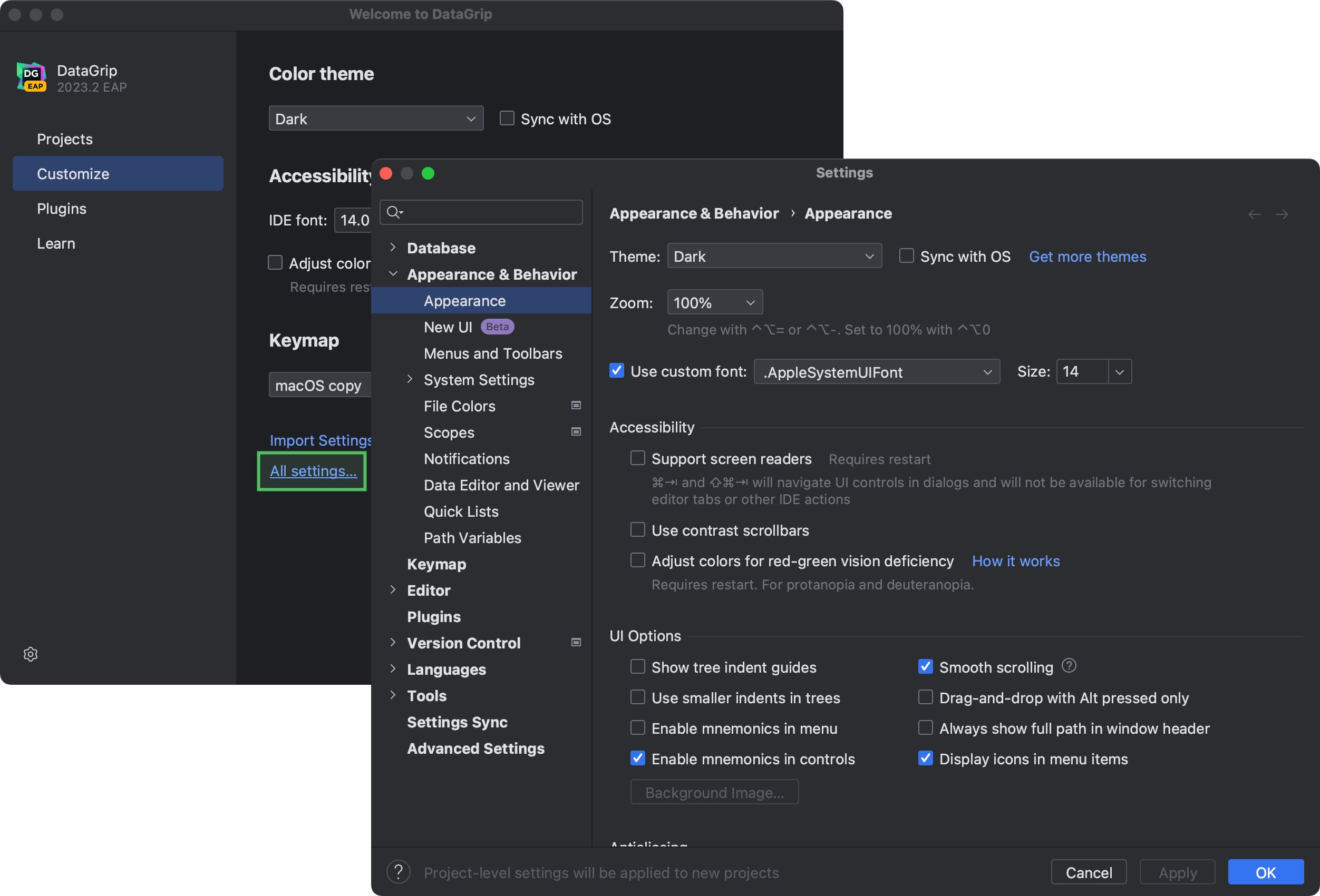 Run DataGrip for the first time | DataGrip Documentation