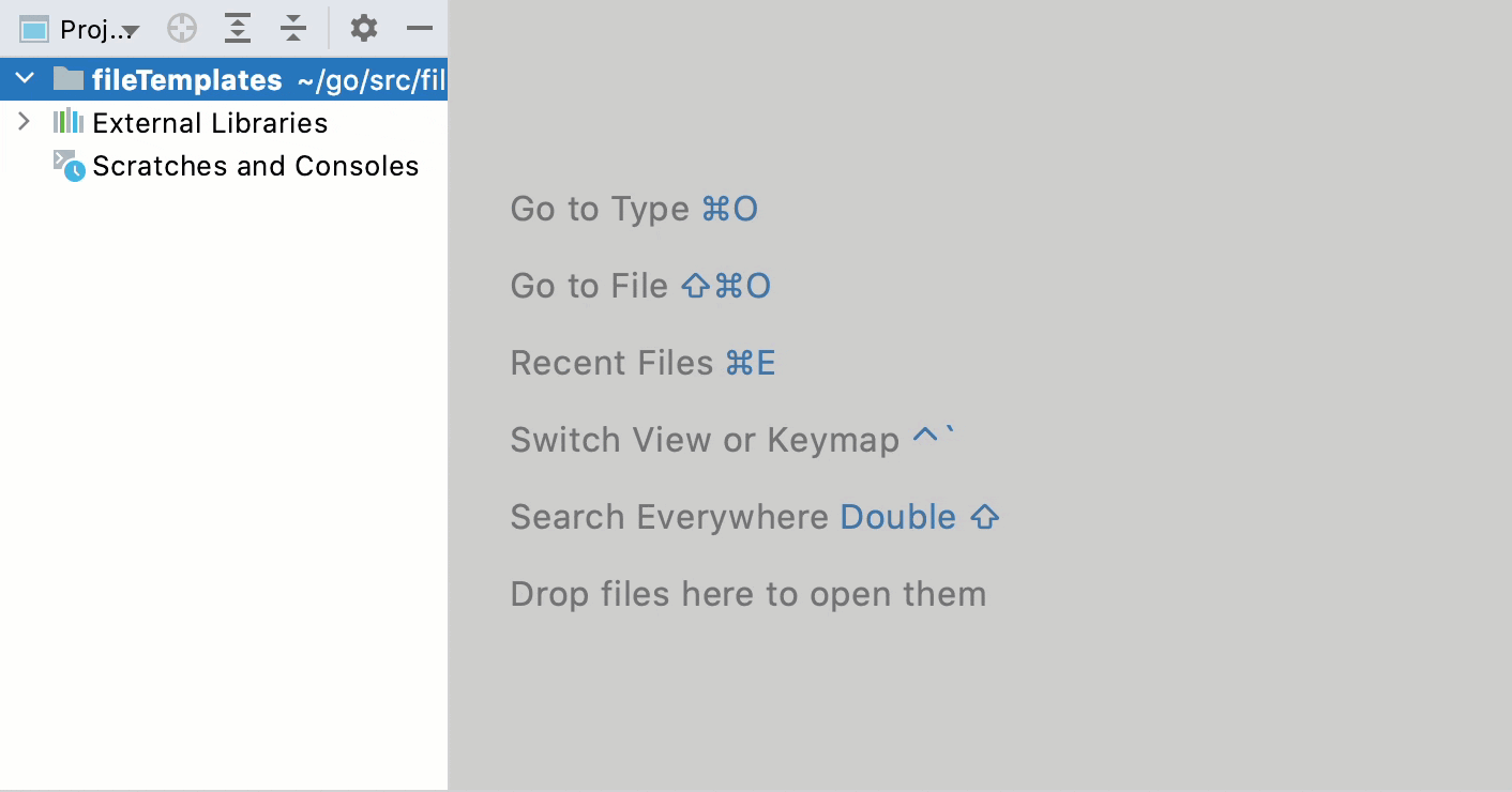 Templates with multiple files | GoLand Documentation
