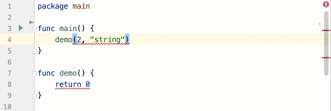 Change signature | GoLand Documentation