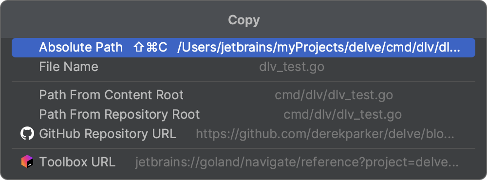 Editor basics | GoLand Documentation