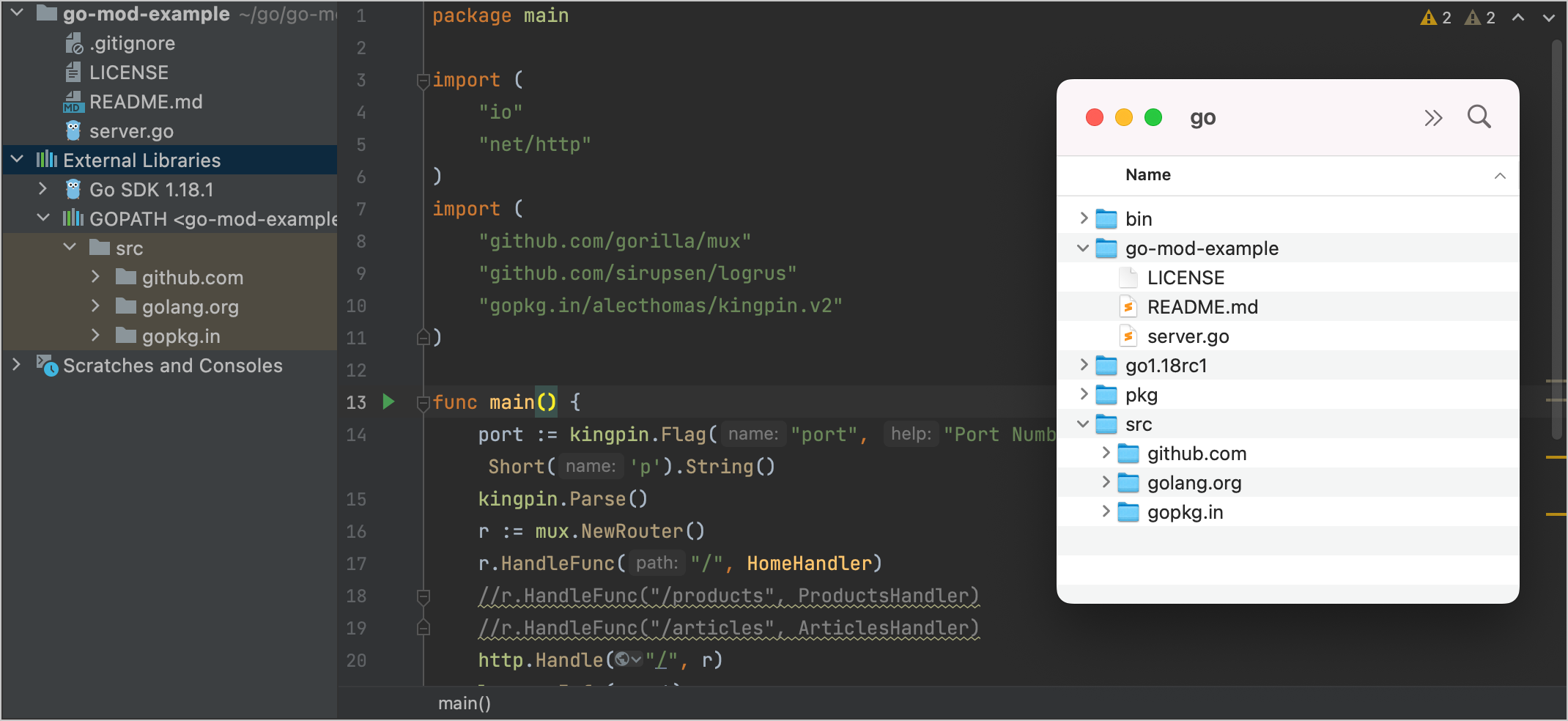 Go (GOPATH) | GoLand Documentation