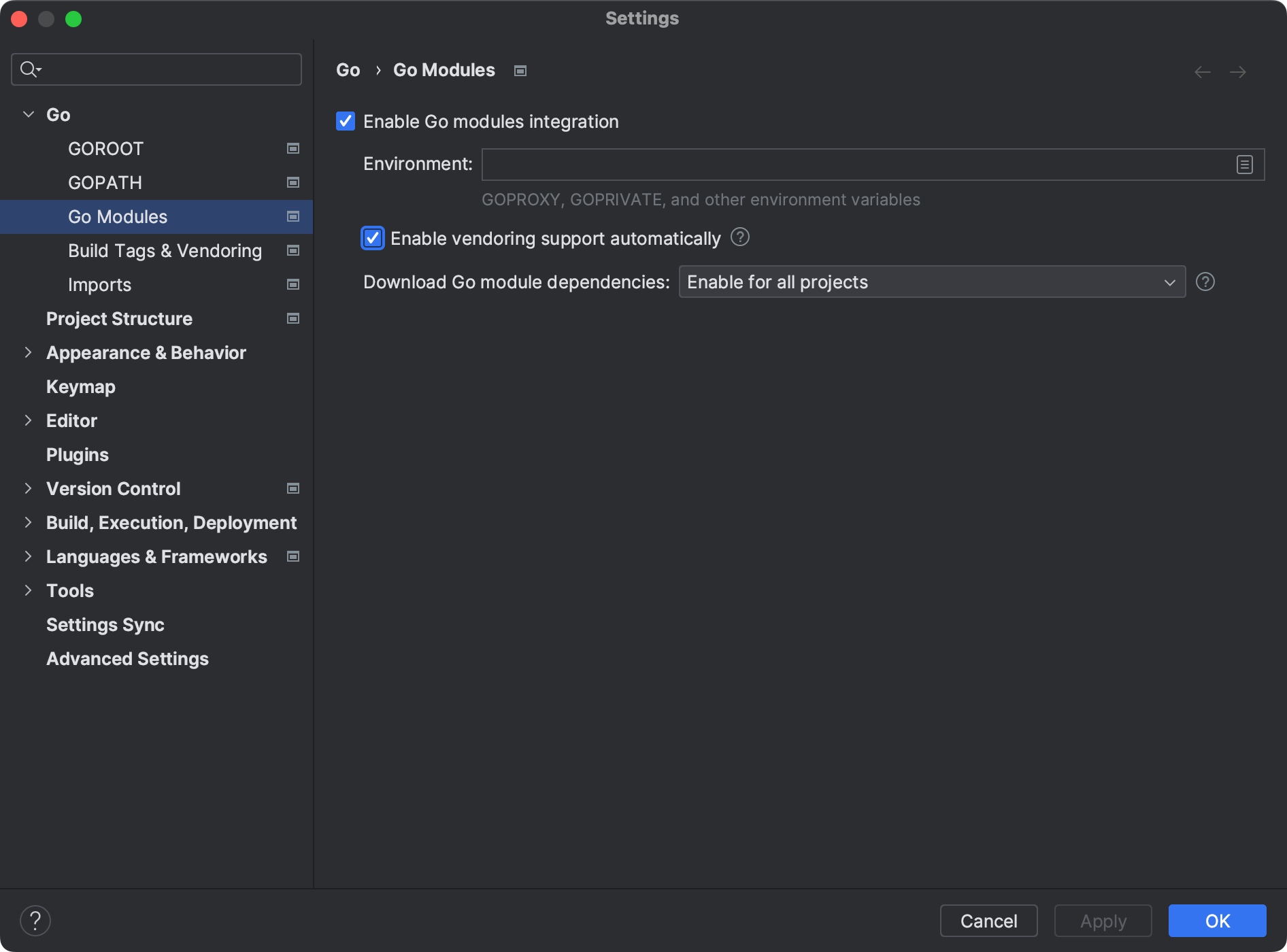 Go | GoLand Documentation