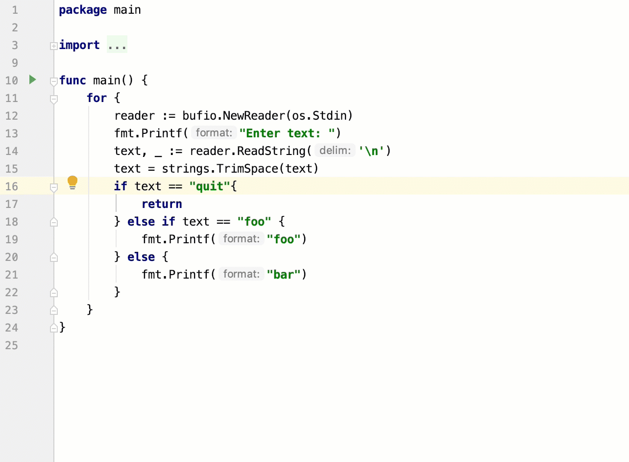 Extract method | GoLand Documentation