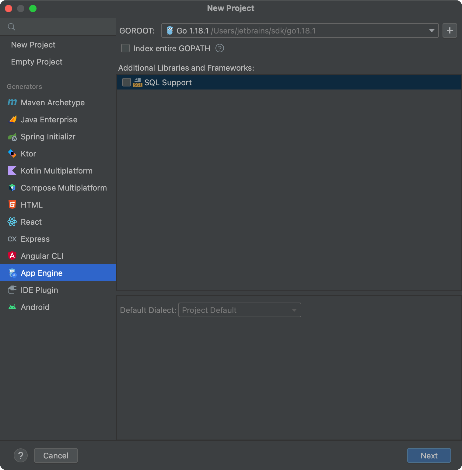 App Engine | IntelliJ IDEA Documentation