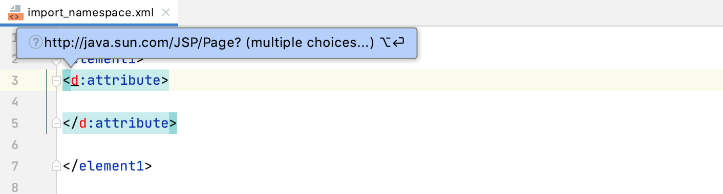 XML IntelliJ IDEA Documentation