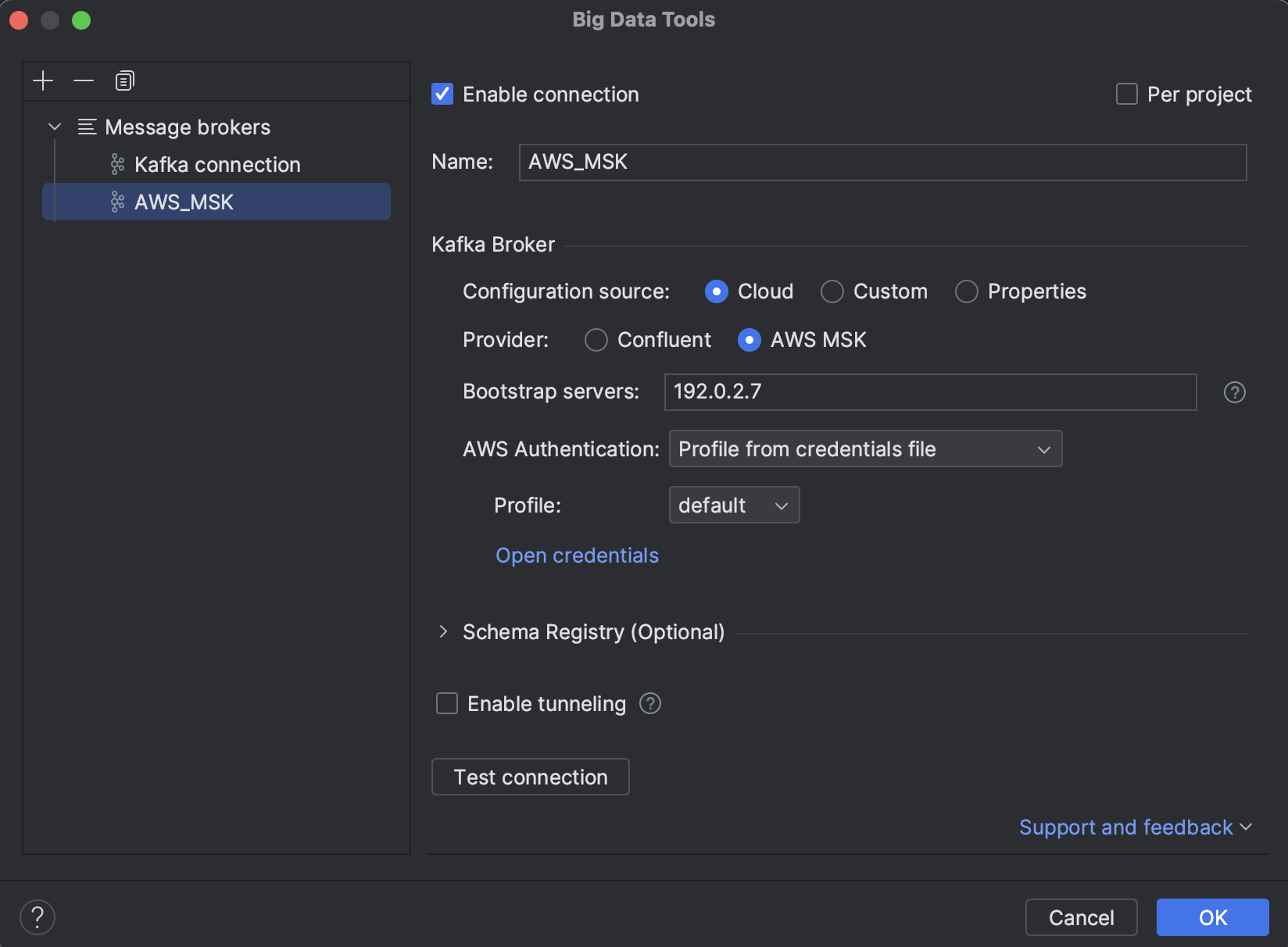 Kafka | PyCharm Documentation